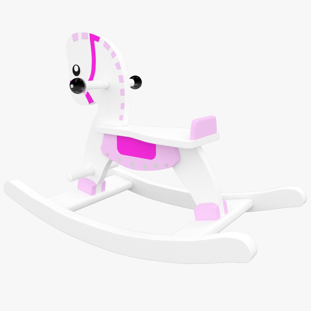 Horse Rocking Pink 3D - TurboSquid 1281378