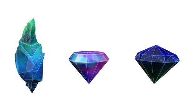 Stylized Crystal Collection 3D model - TurboSquid 1789521