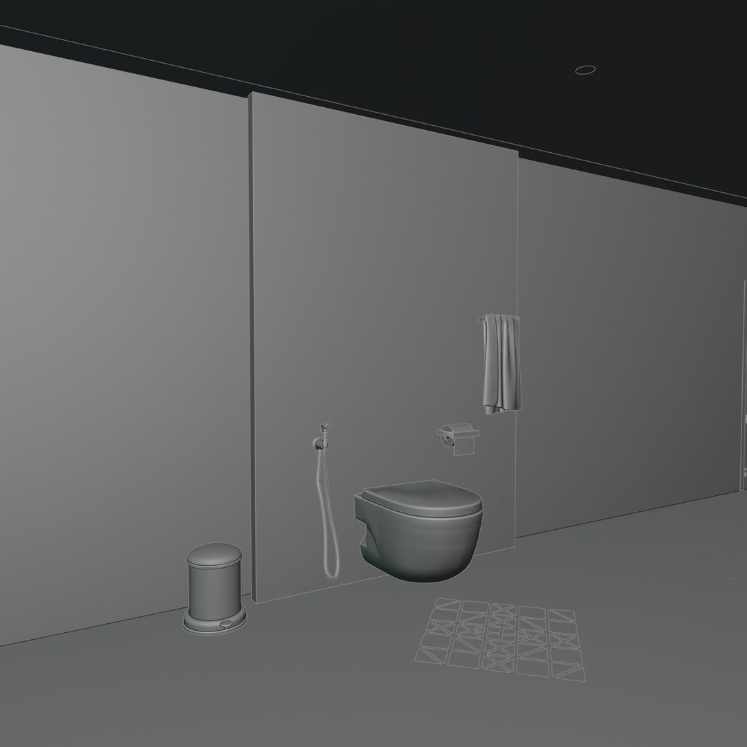 Washroom 3D Model - TurboSquid 2192805