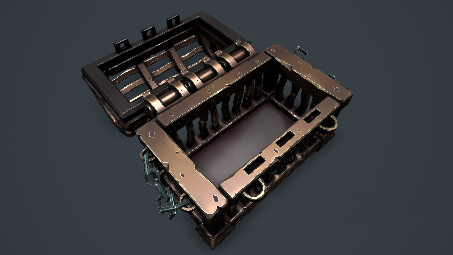 3D Prison Chest - TurboSquid 2010011
