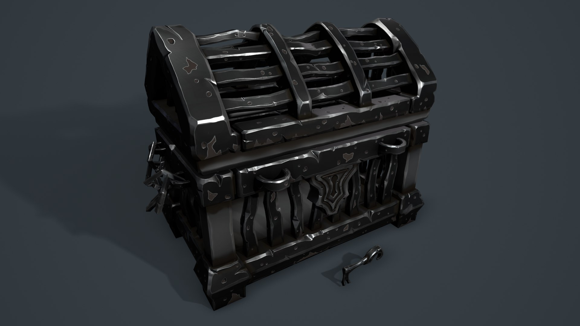 3D Prison Chest - TurboSquid 2010011