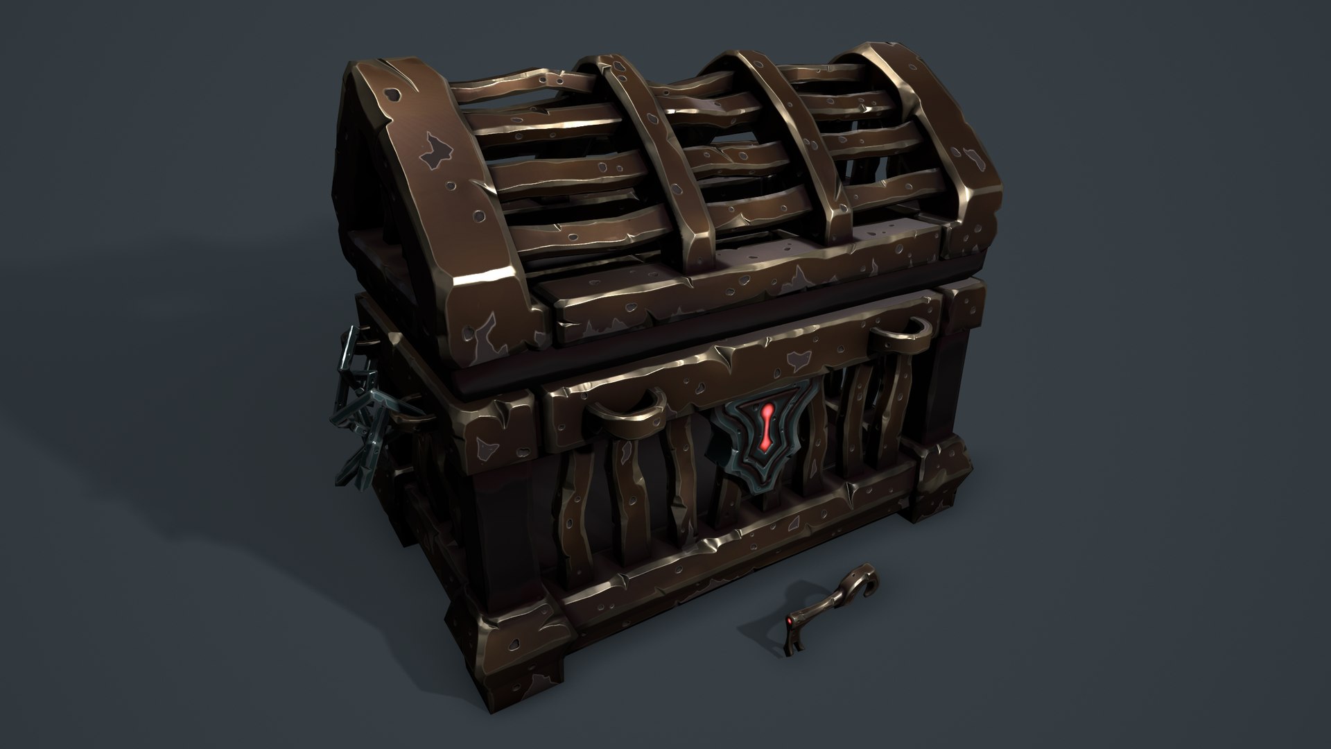 3D Prison Chest - TurboSquid 2010011