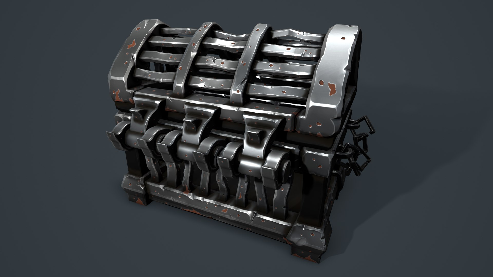 3D Prison Chest - TurboSquid 2010011