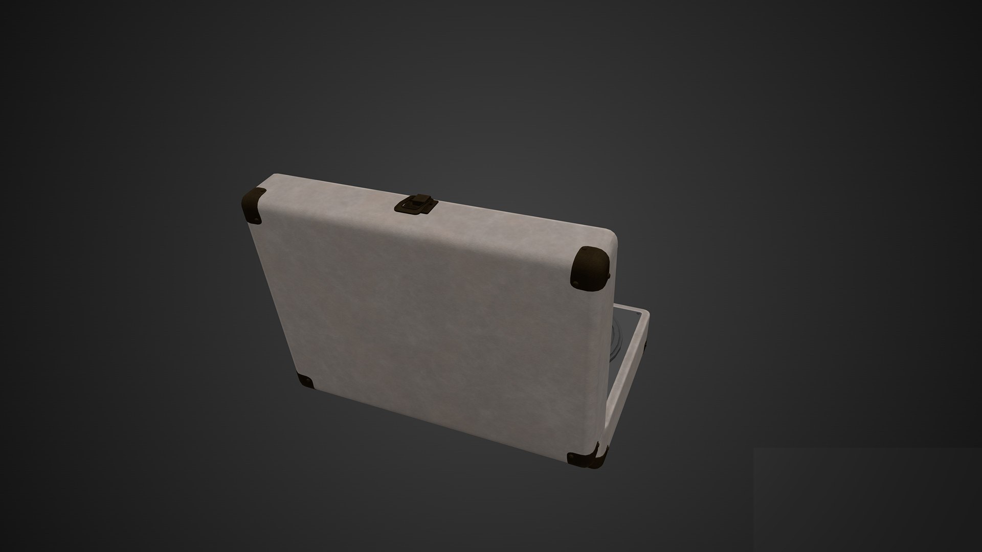 3D Model Game Ready Vintage Turtable LP Player - TurboSquid 2082787