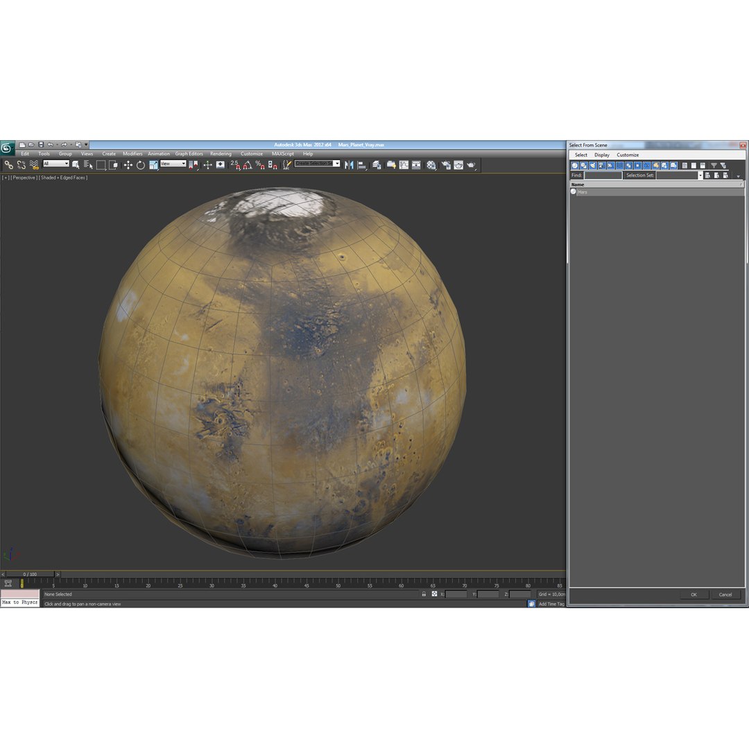 Mars Planet 3d Model