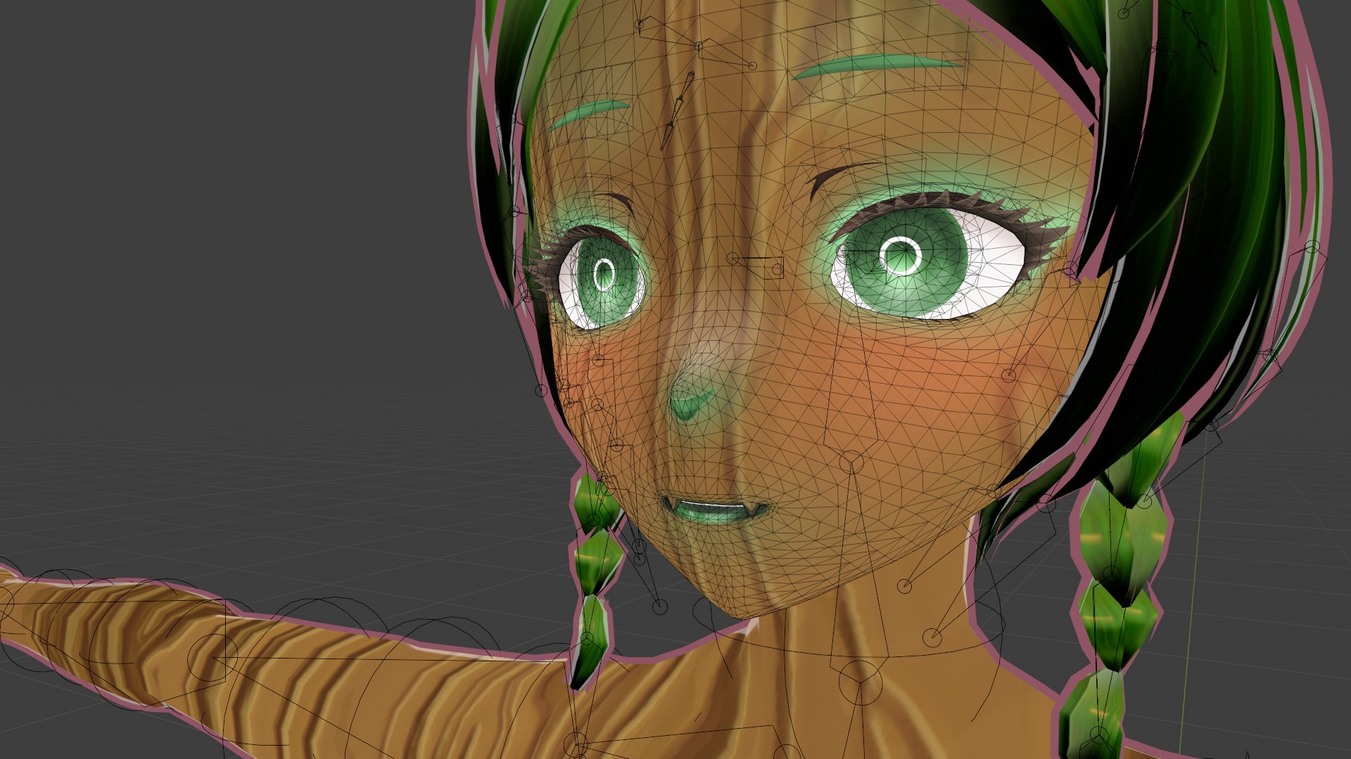 3D WoodFlora VRM 3D VTuber Avatar Ready To Use - TurboSquid 2193741