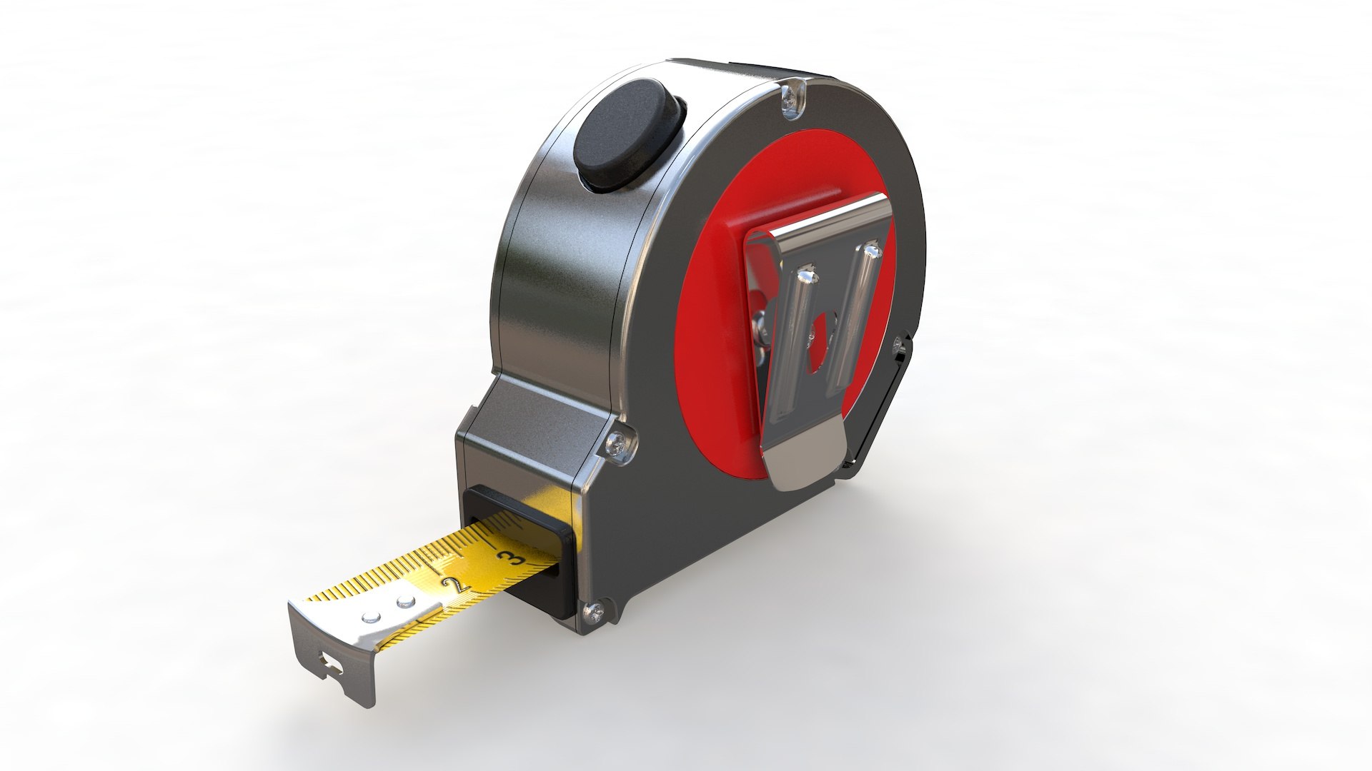 3D Metric Tape Measure Model - TurboSquid 1718740