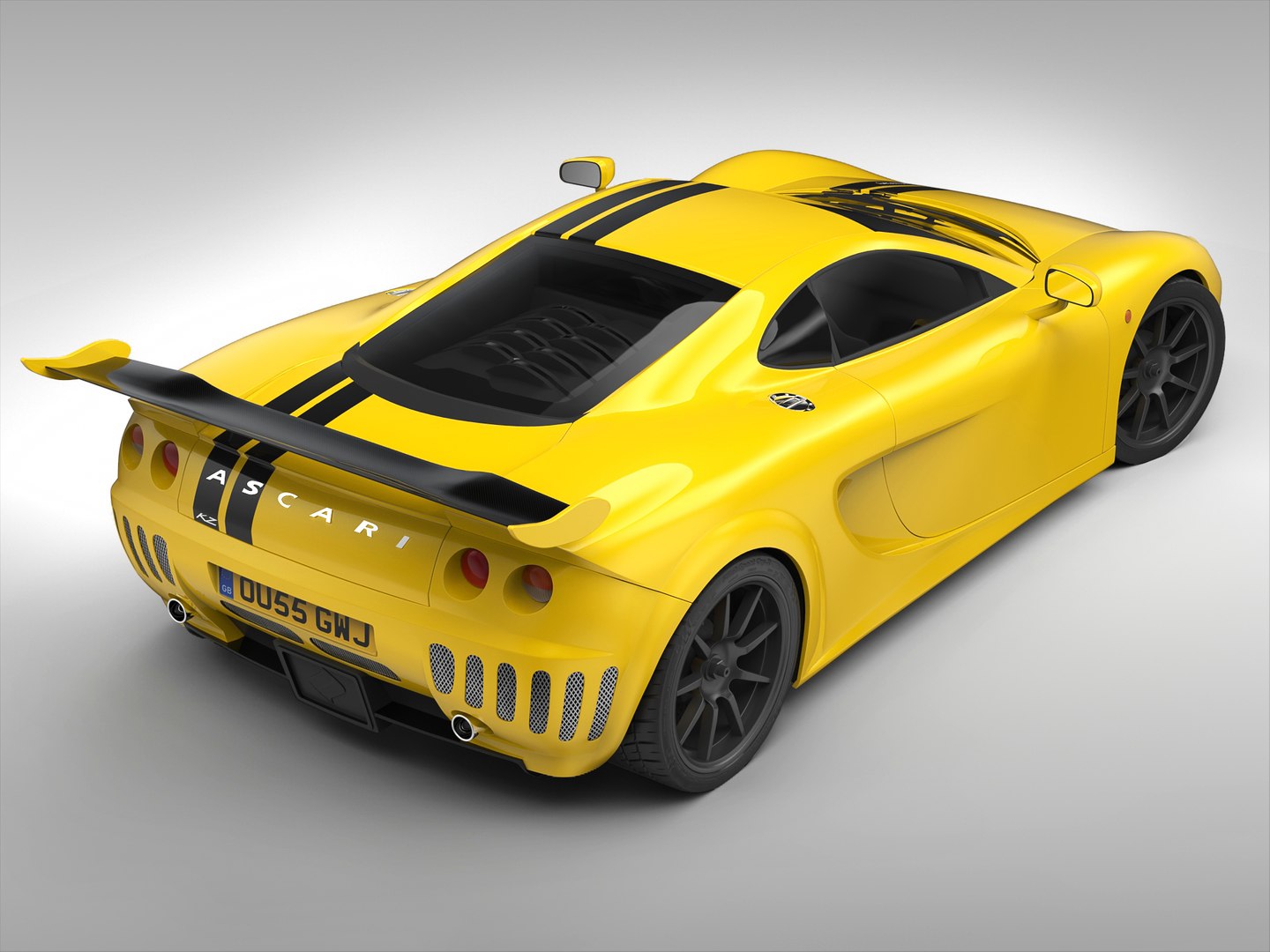 Ascari Car 3d Model