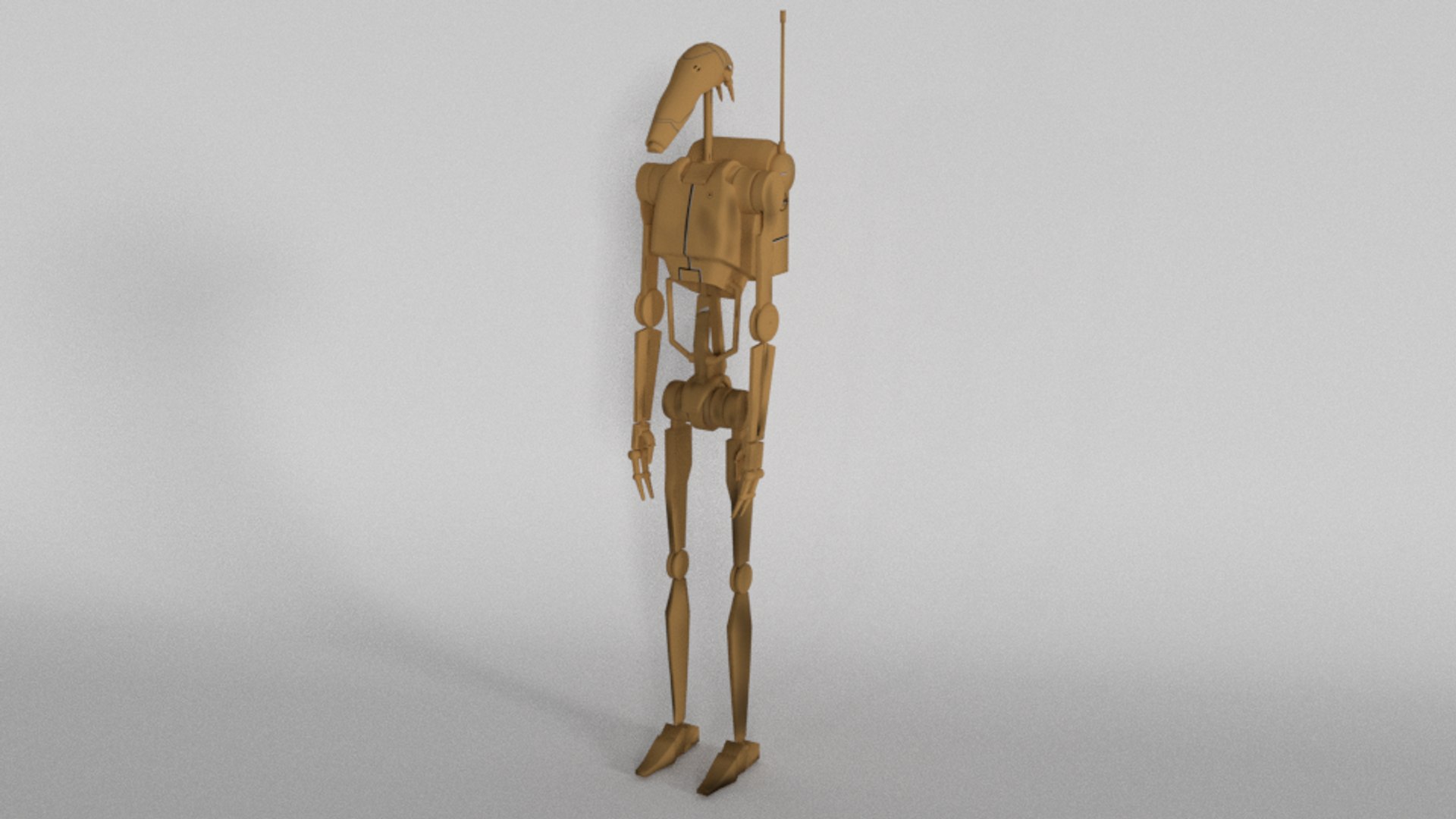 Battle Droid 3D - TurboSquid 1173486
