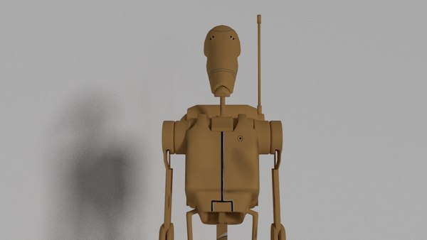 Battle droid 3D - TurboSquid 1173486