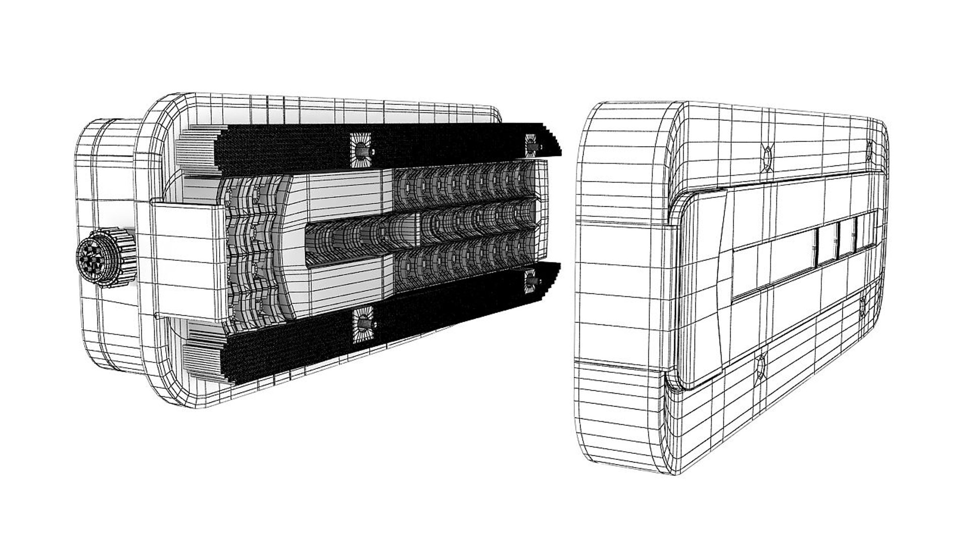 MAN HX3 Tail Light 3D Model - TurboSquid 2330345