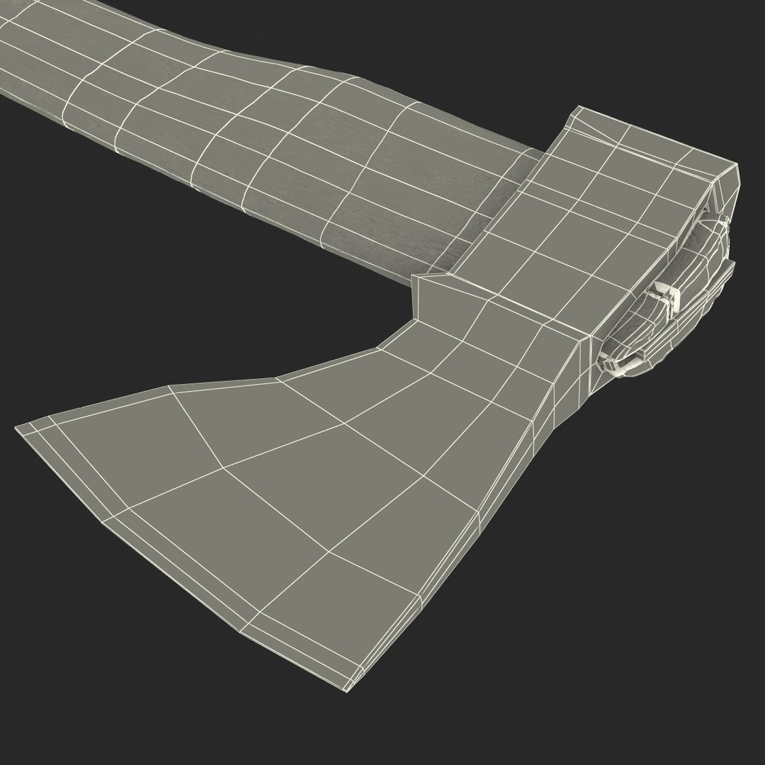 3d old hatchet model