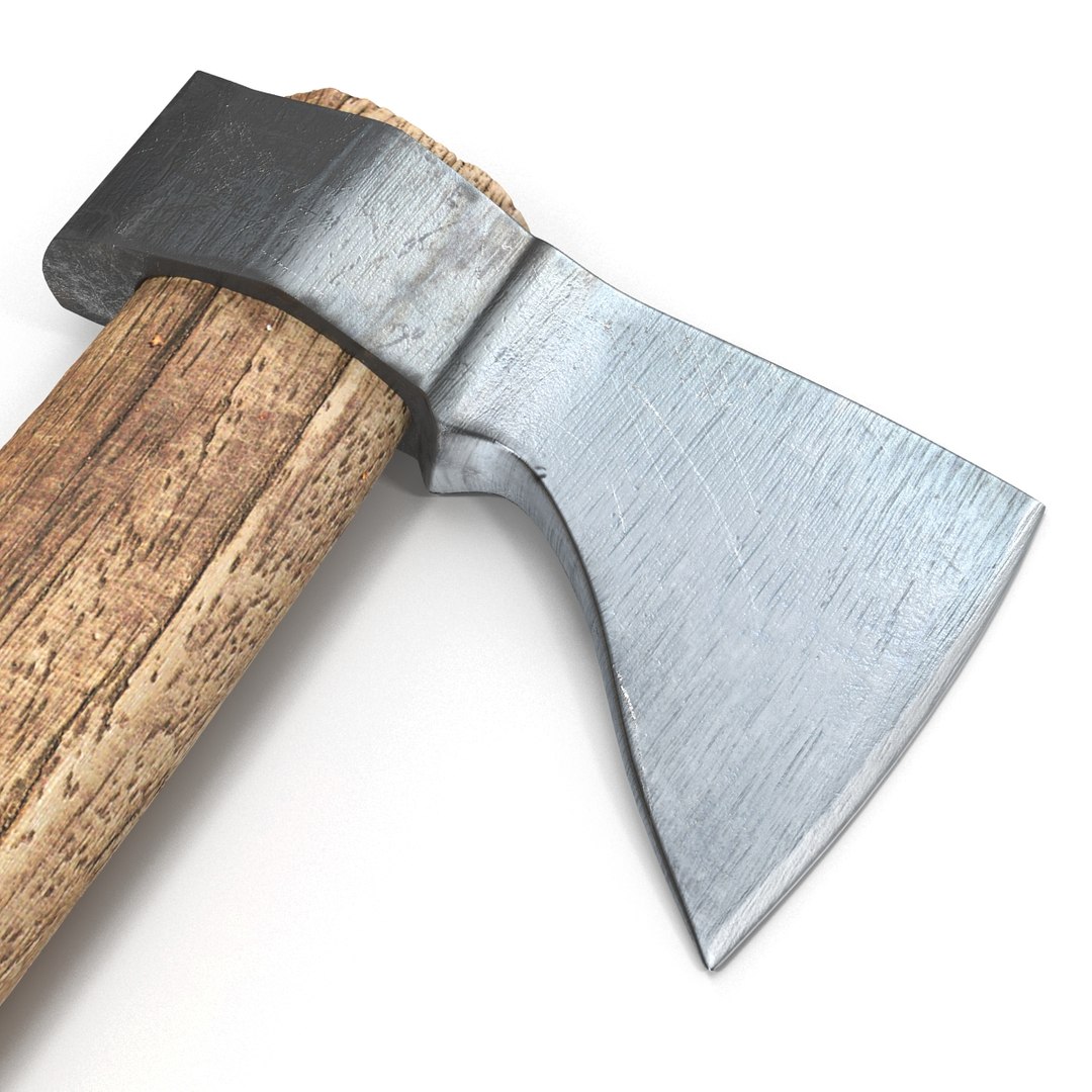 3d old hatchet model