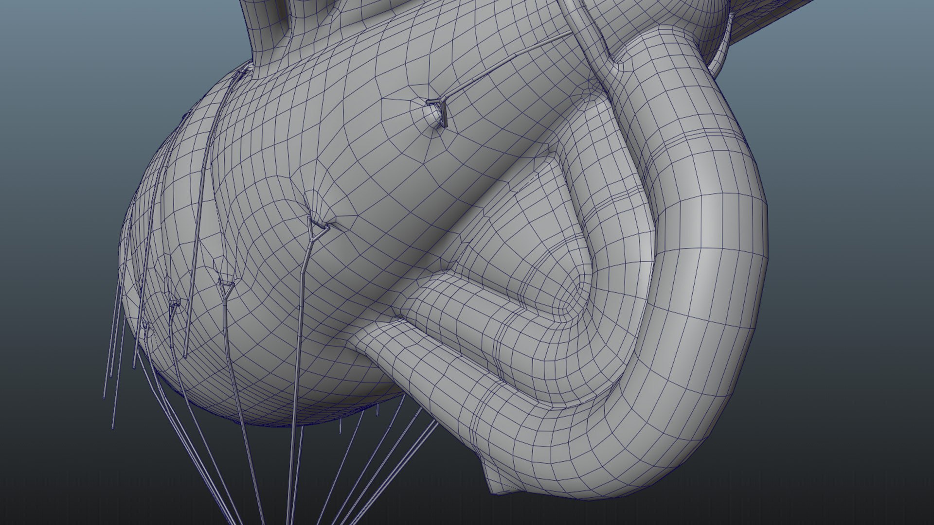 3D Barrage Balloon WW2 Model - TurboSquid 2387796