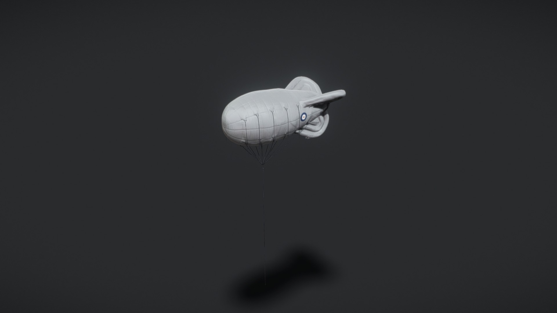 3D Barrage Balloon WW2 Model - TurboSquid 2387796