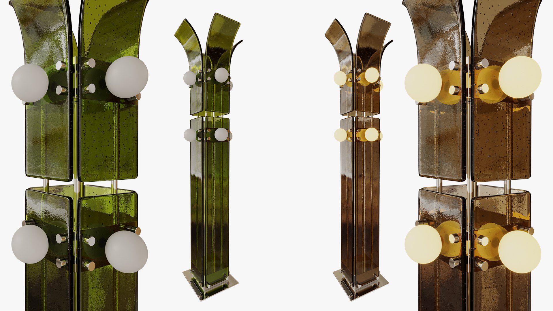 Palm Floor Lamp 3D Model - TurboSquid 2179888