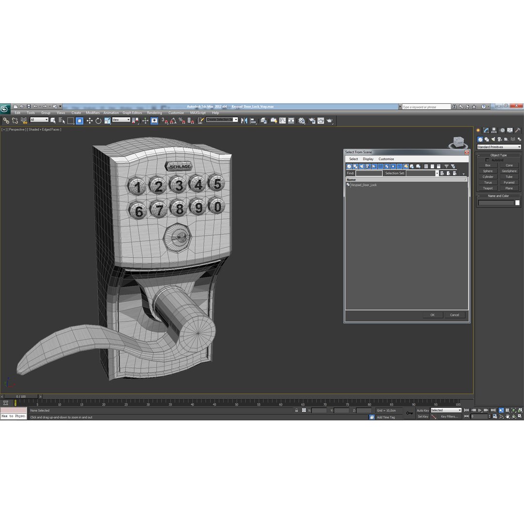 max keypad door lock