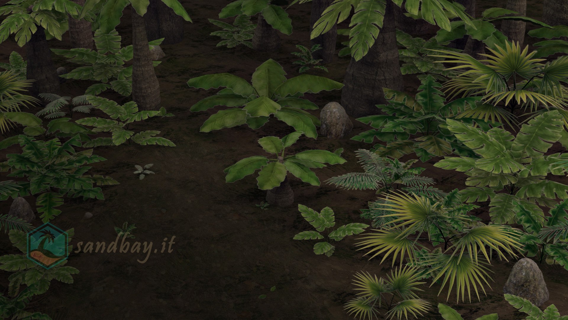 3D Tropical Jungle Plants And Palms Collection Model - TurboSquid 1887931