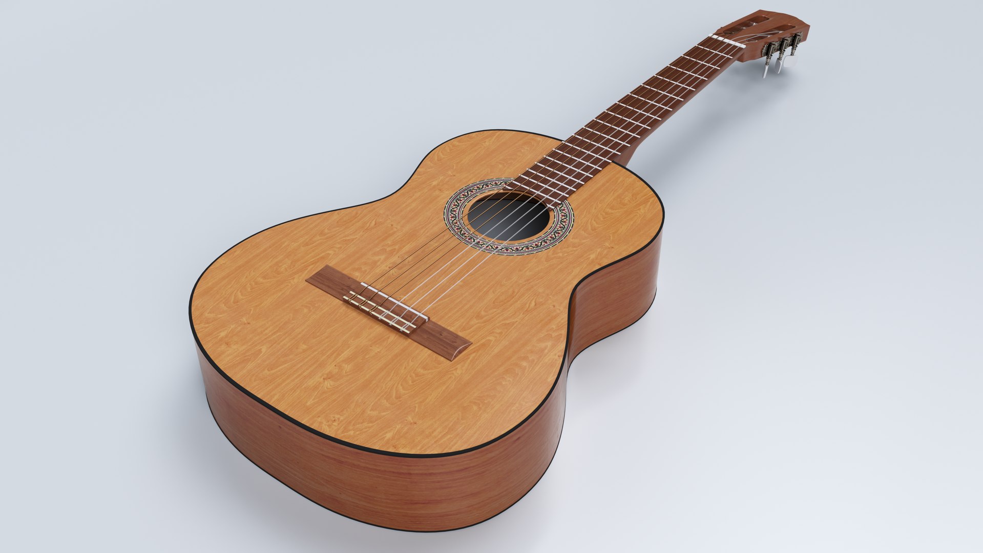 Classical Guitar 3D - TurboSquid 1309137