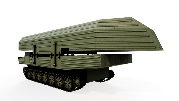 Tracked self - propelled ferry GSP 3D model - TurboSquid 1835338