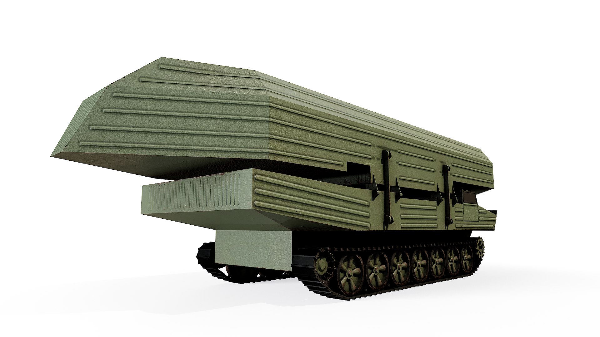 Tracked Self - Propelled Ferry GSP 3D Model - TurboSquid 1835338