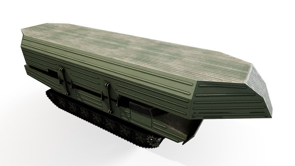 Tracked self - propelled ferry GSP 3D model - TurboSquid 1835338