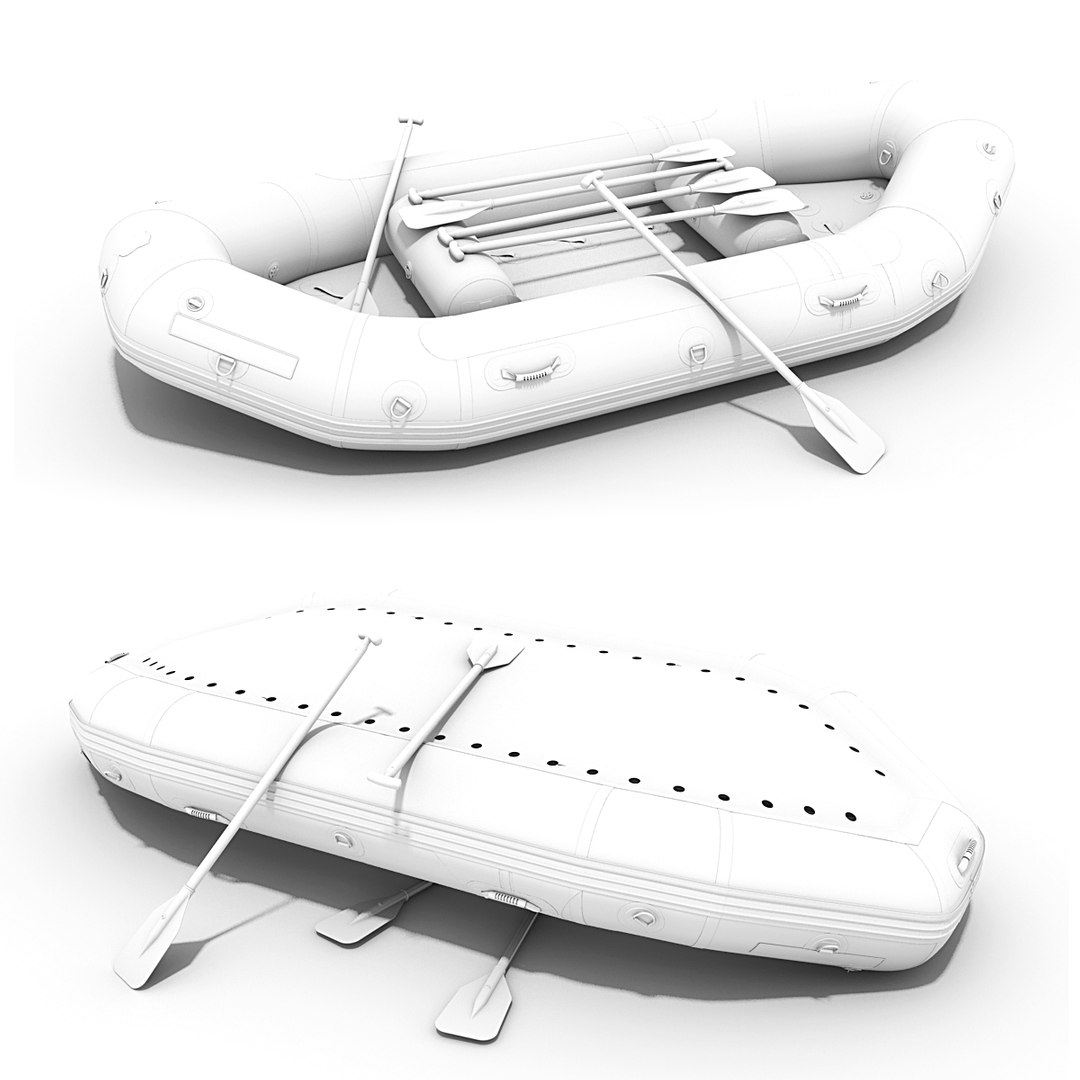 3ds Inflatable River Raft