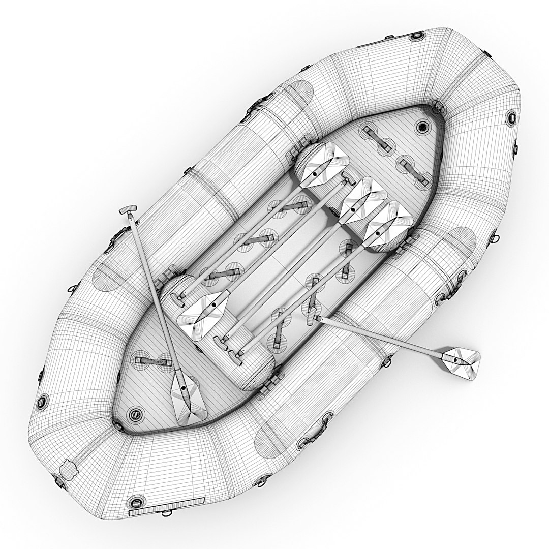 3ds Inflatable River Raft