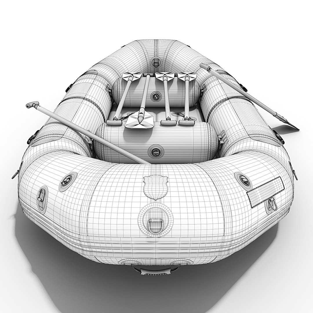 3ds Inflatable River Raft