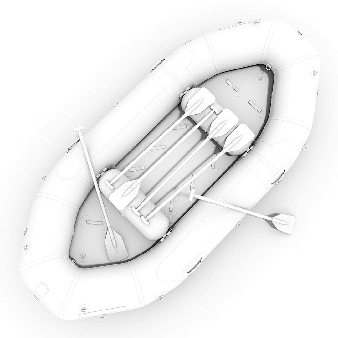 3ds Inflatable River Raft