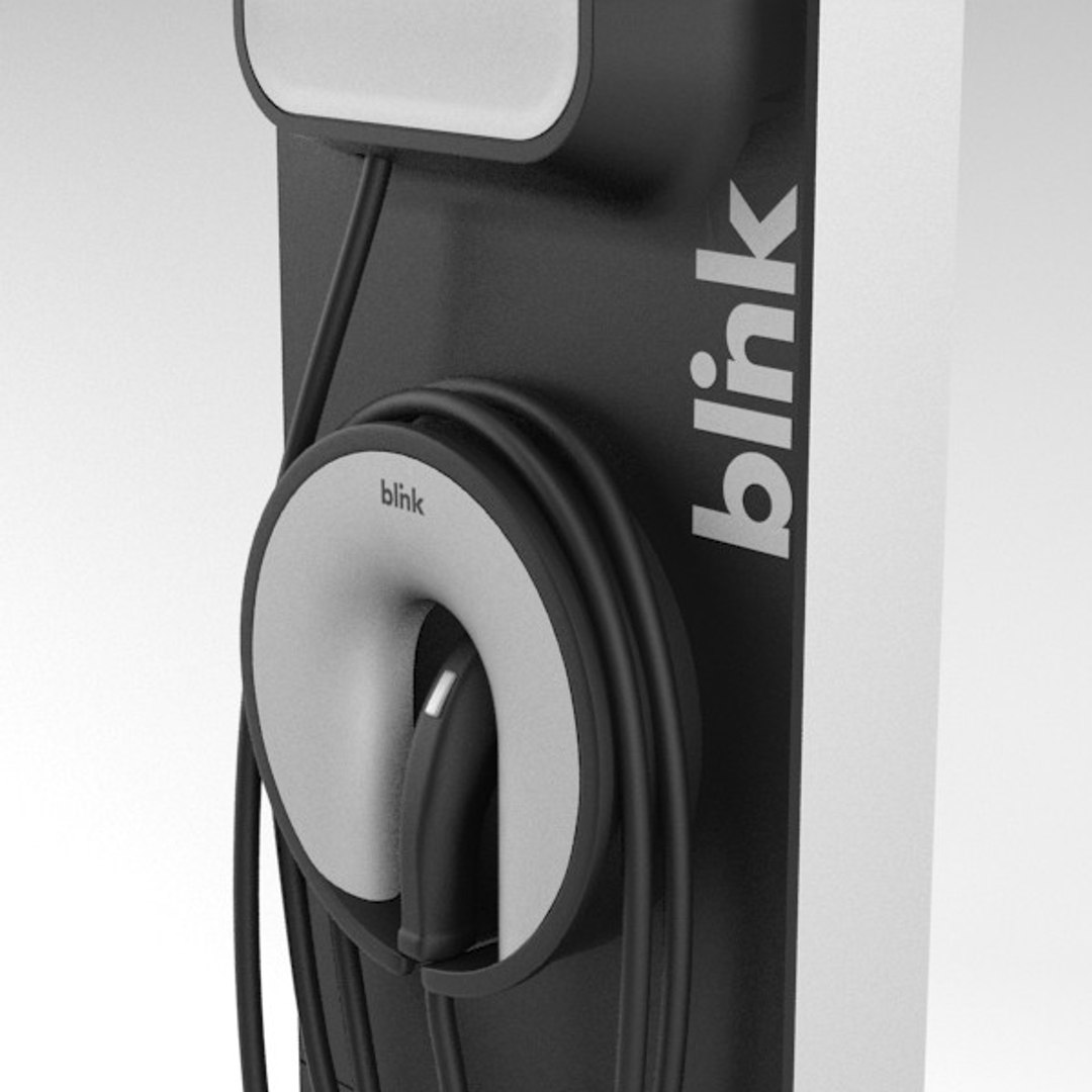 3d Model Of Blink Electric Vehicle Charger