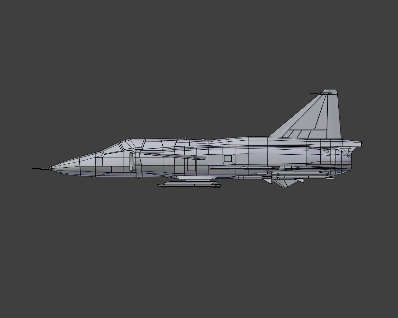 3d saab viggen model