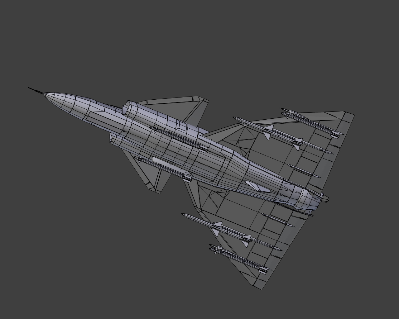 3d saab viggen model