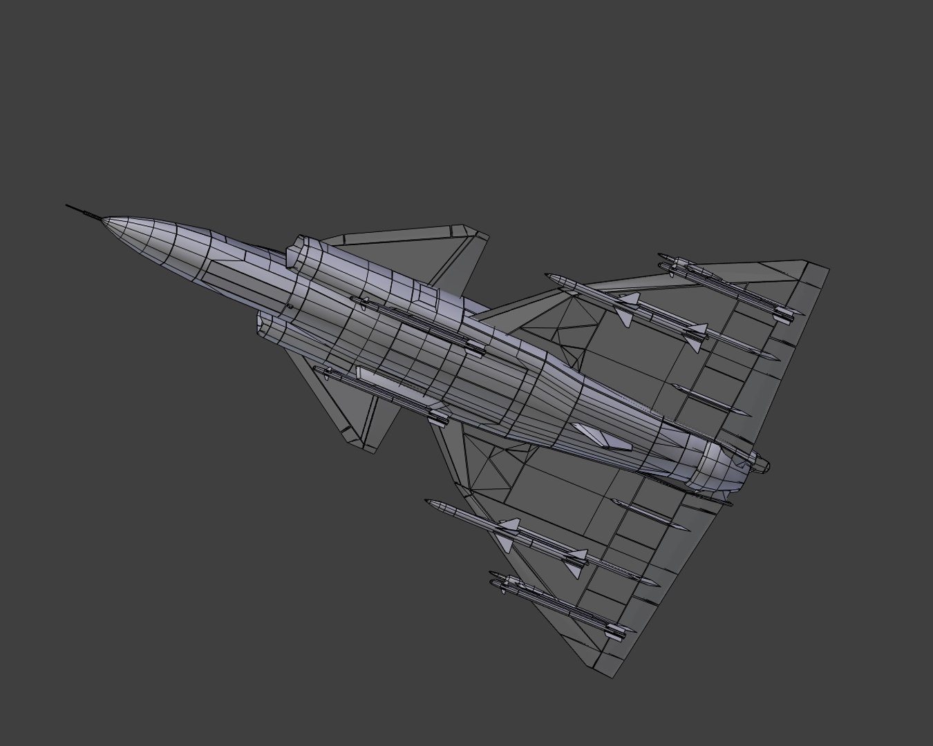 3d Saab Viggen Model
