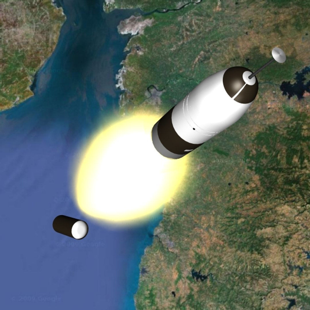 3ds Max Trident C4 Missile