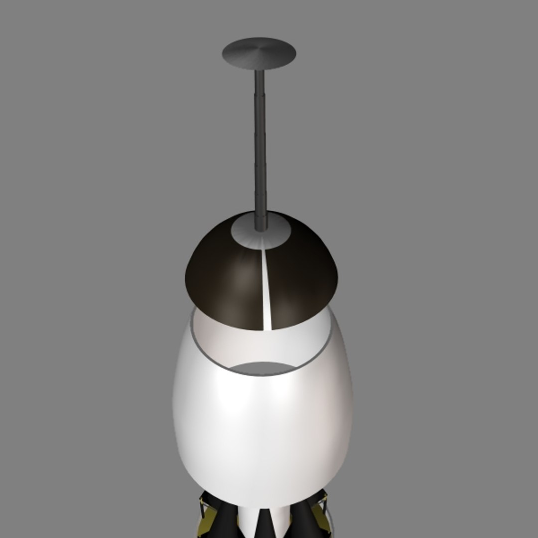 3ds Max Trident C4 Missile