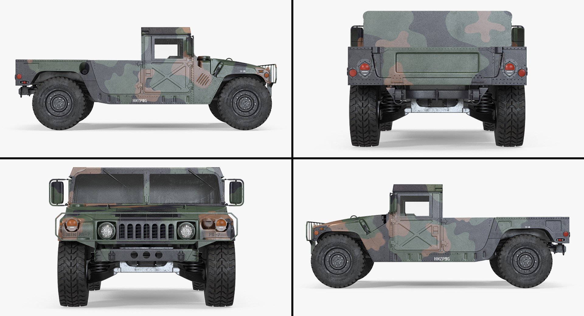 Hmmwv M998 Simple Interior Obj