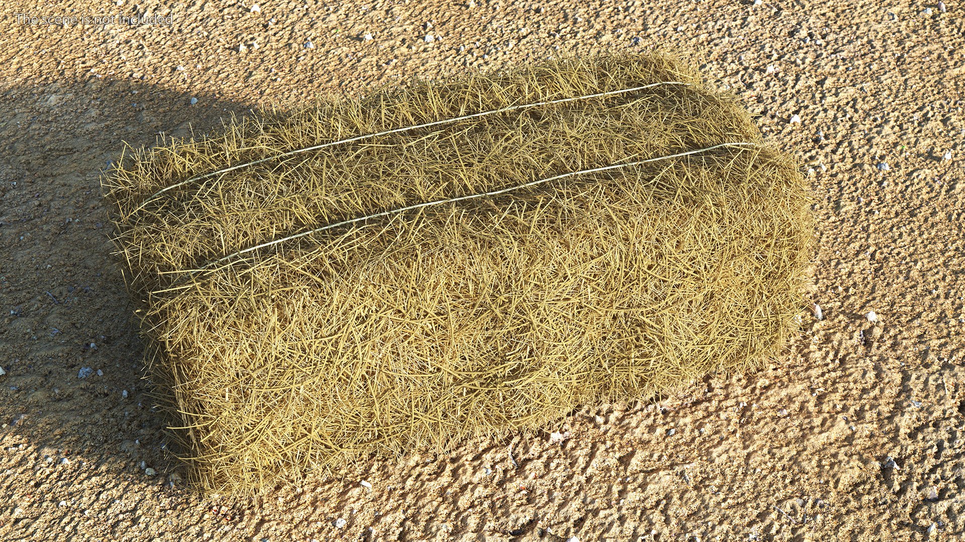 3D Straw Square Bale - TurboSquid 2152193