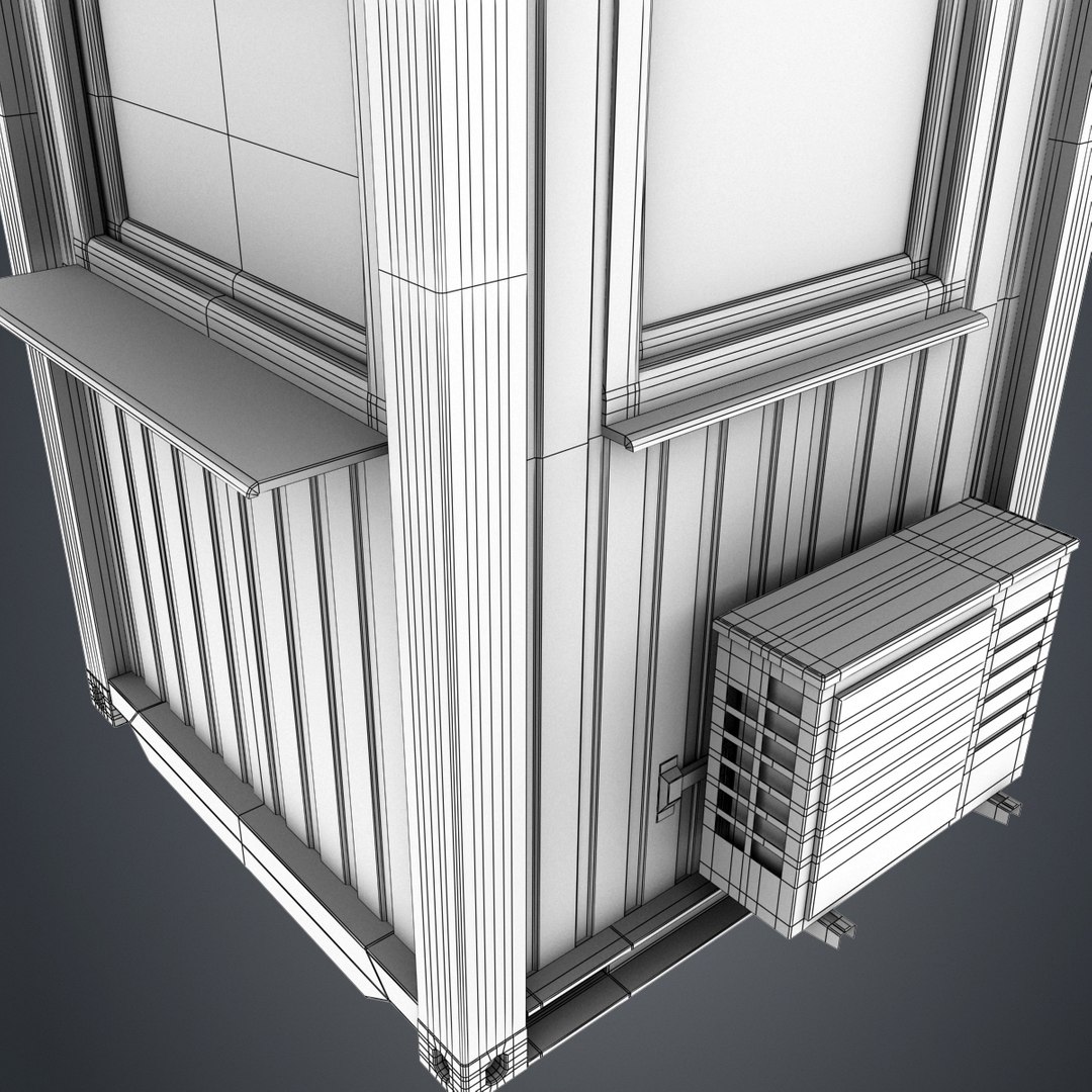 3D Model Security Booth - TurboSquid 1087809