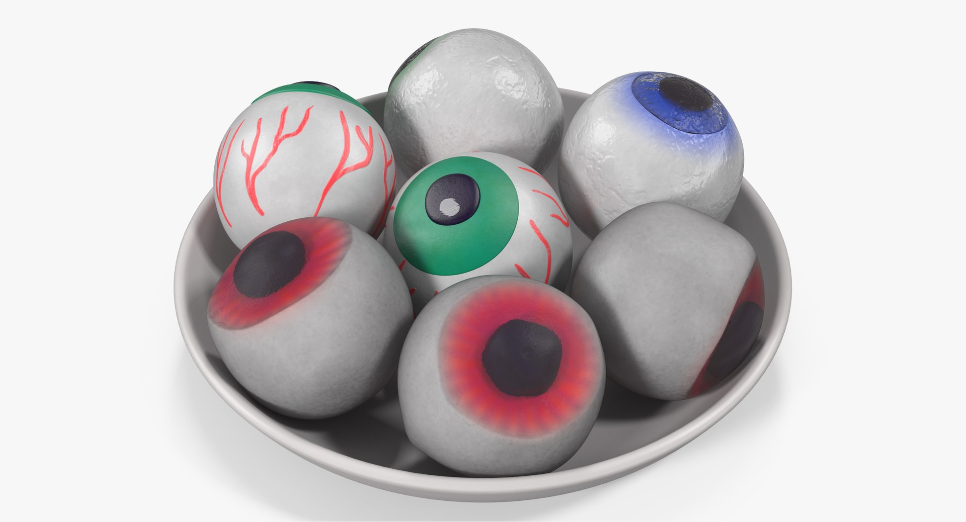 Candy Eyeballs 3D Model - TurboSquid 1317695