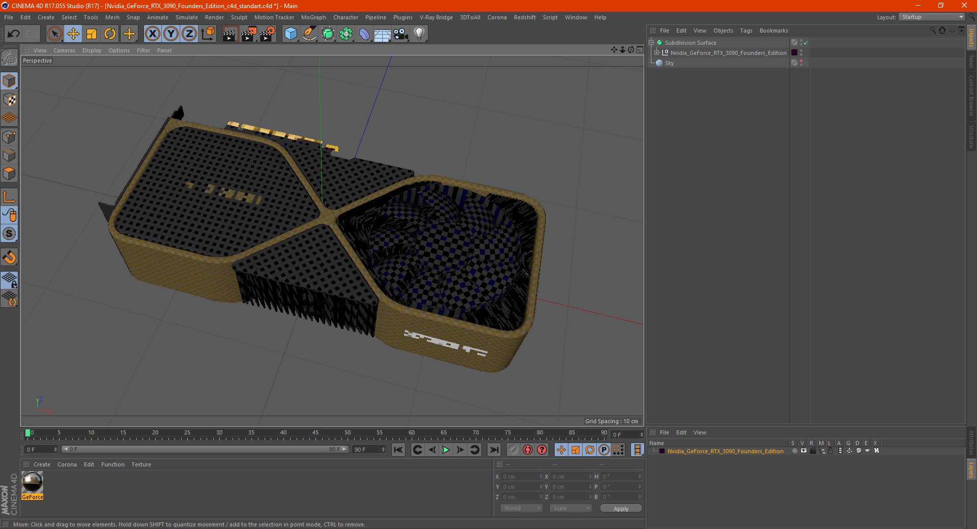 3D nvidia geforce rtx 3090 - TurboSquid 1642205