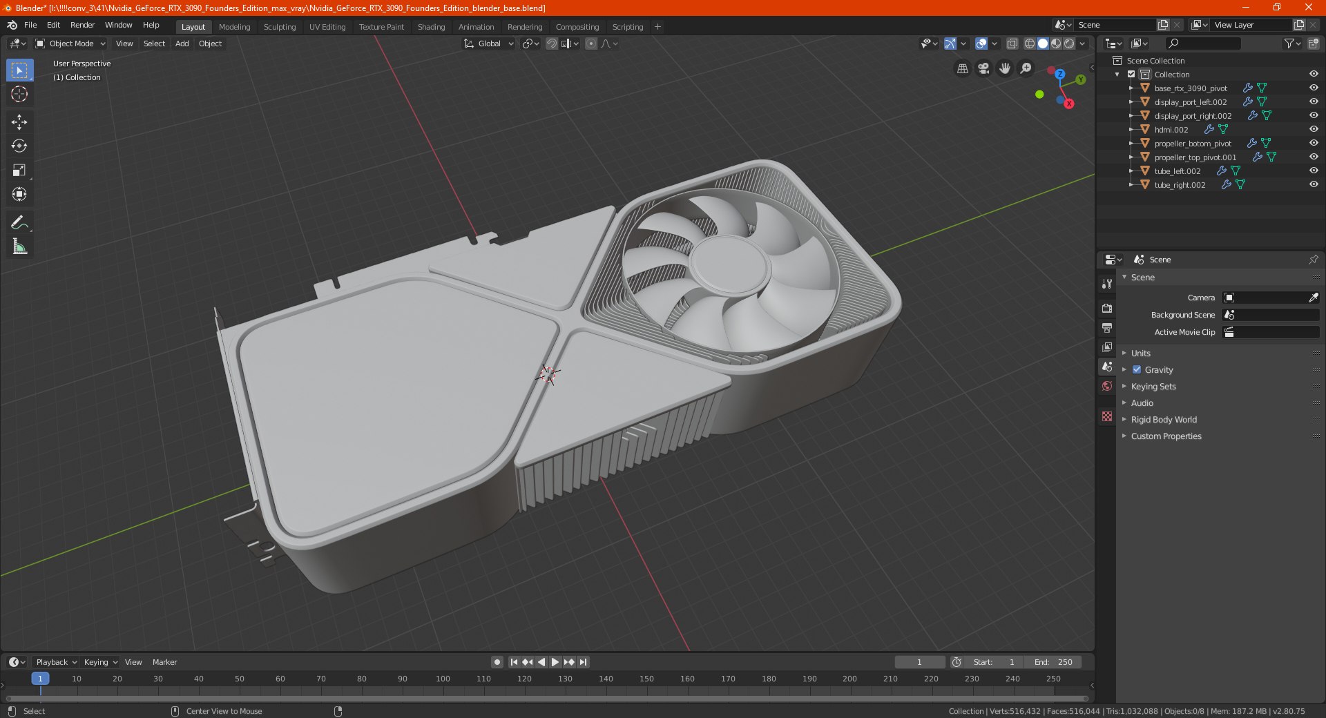 3D nvidia geforce rtx 3090 - TurboSquid 1642205