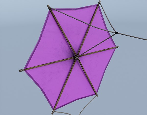 3D Wooden Kite - TurboSquid 1737978