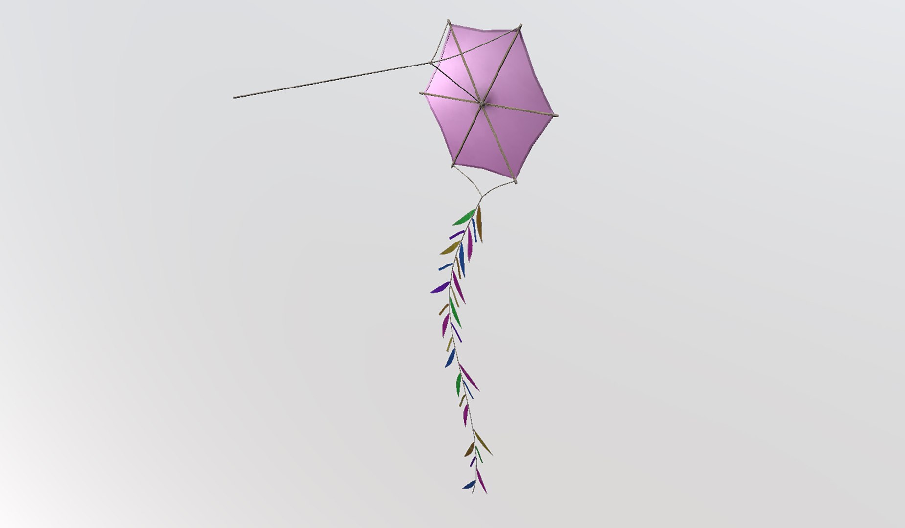 3D Wooden Kite - TurboSquid 1737978