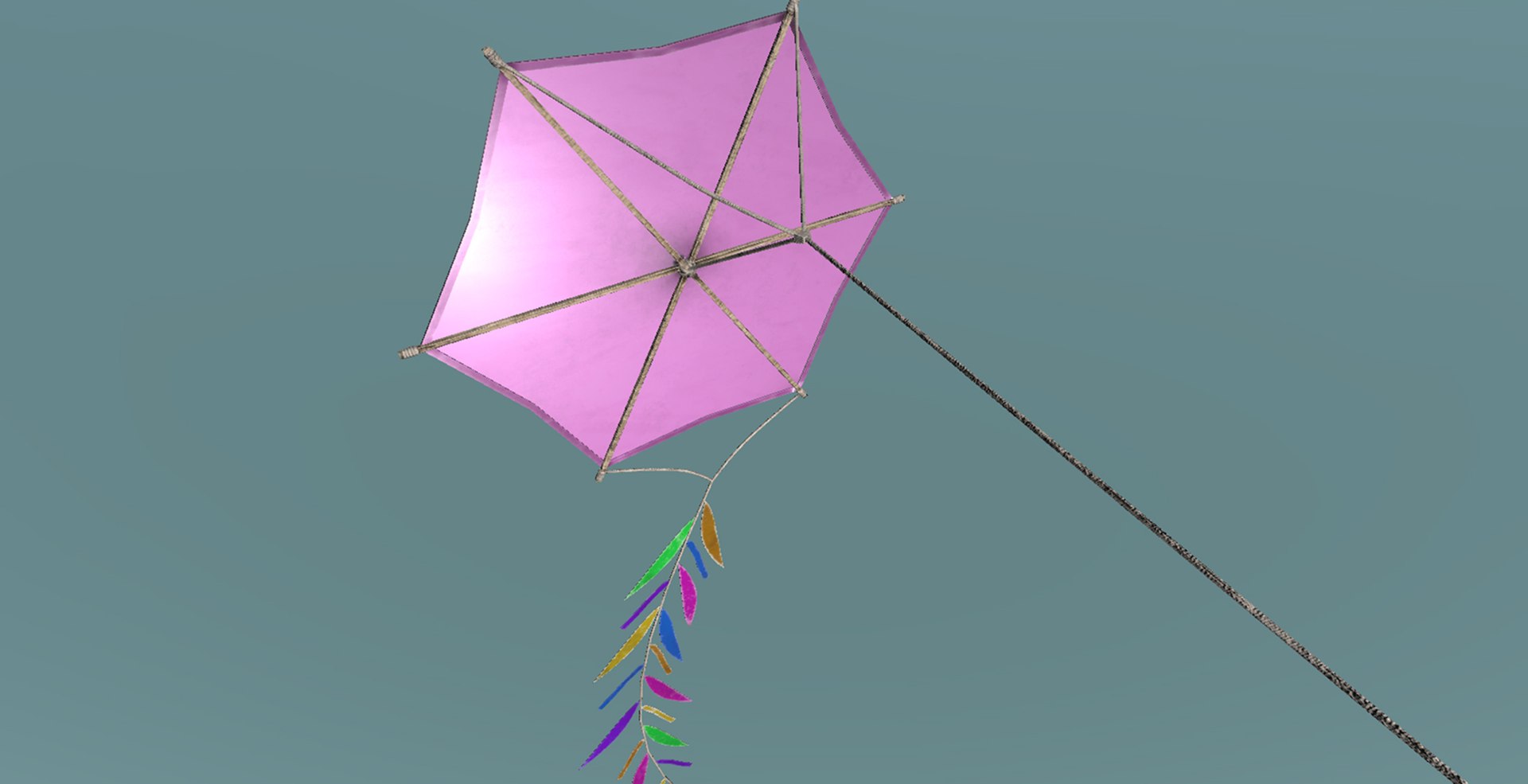 3D Wooden Kite - TurboSquid 1737978