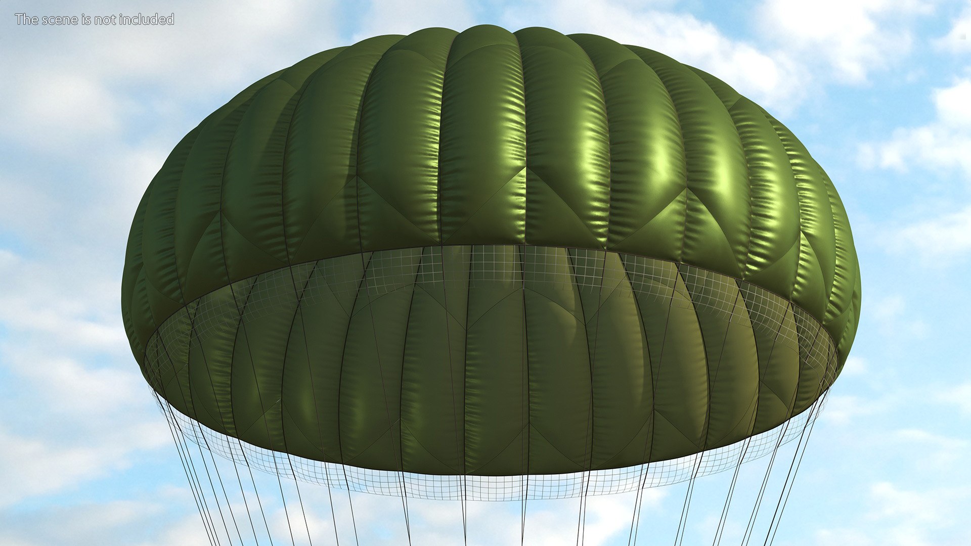 Parachute With US Military Pilot 3D - TurboSquid 2228870