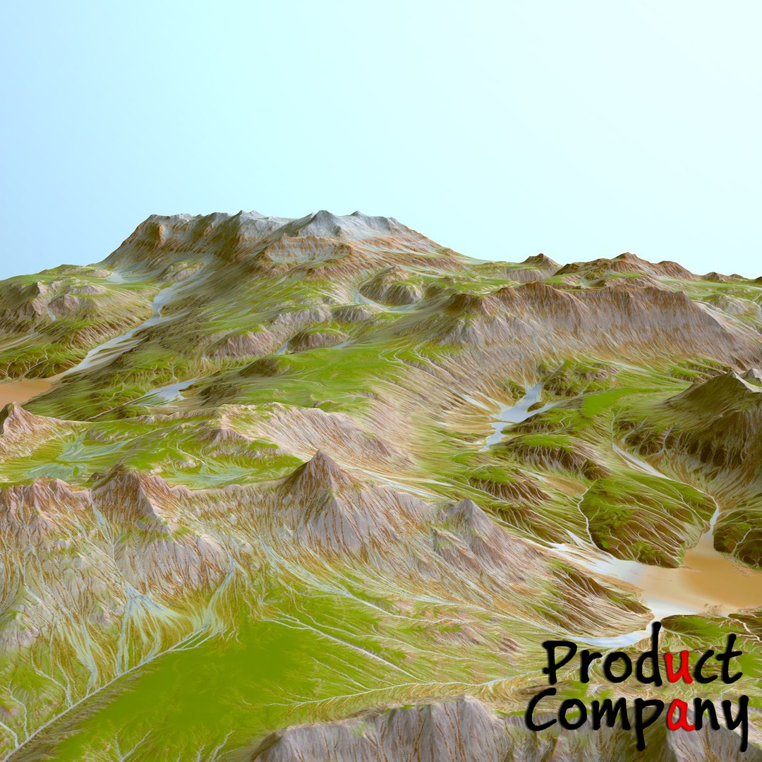 Obj Hills Cliffs Terrain