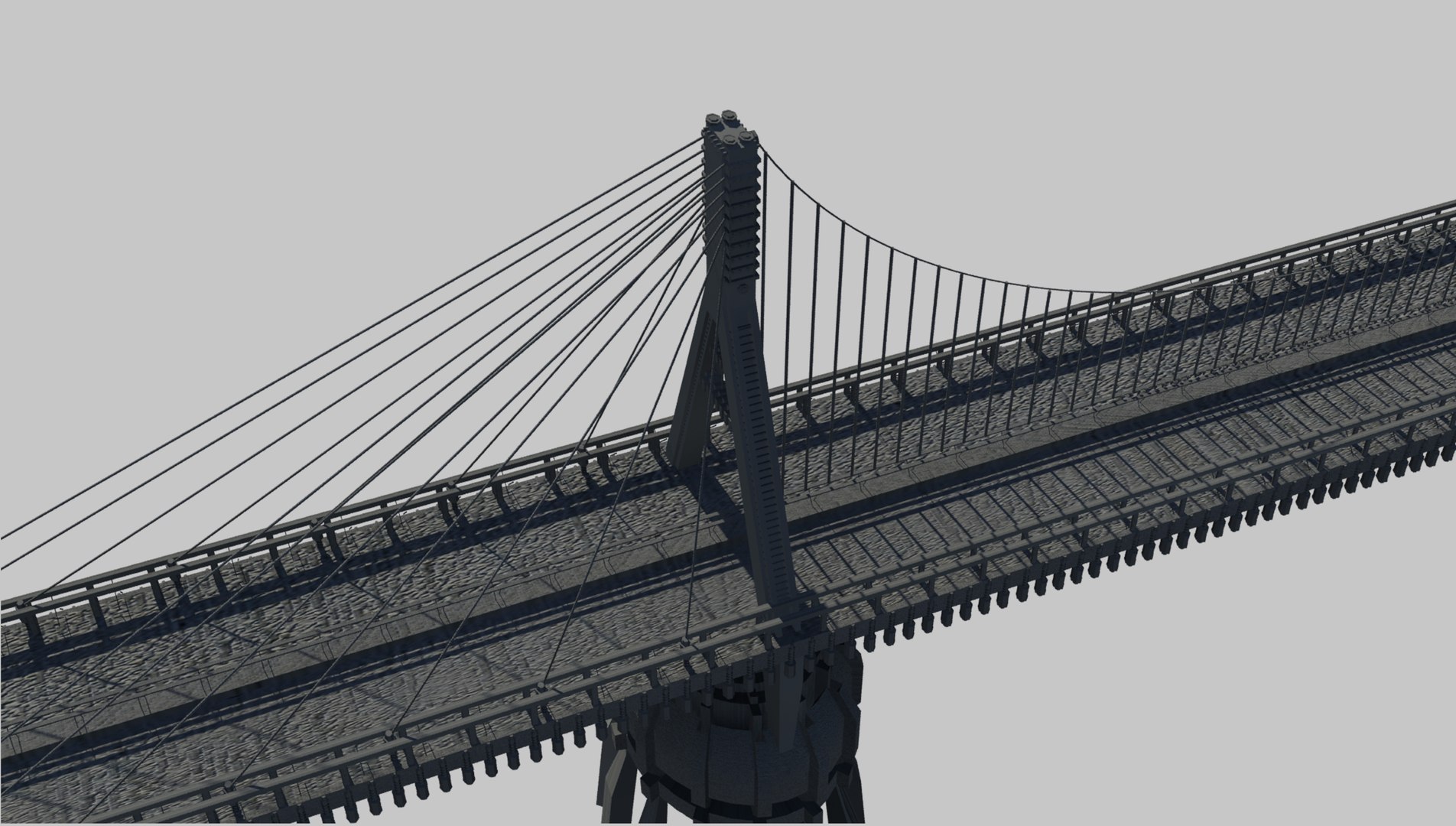 Obj Bridge Modeled Details