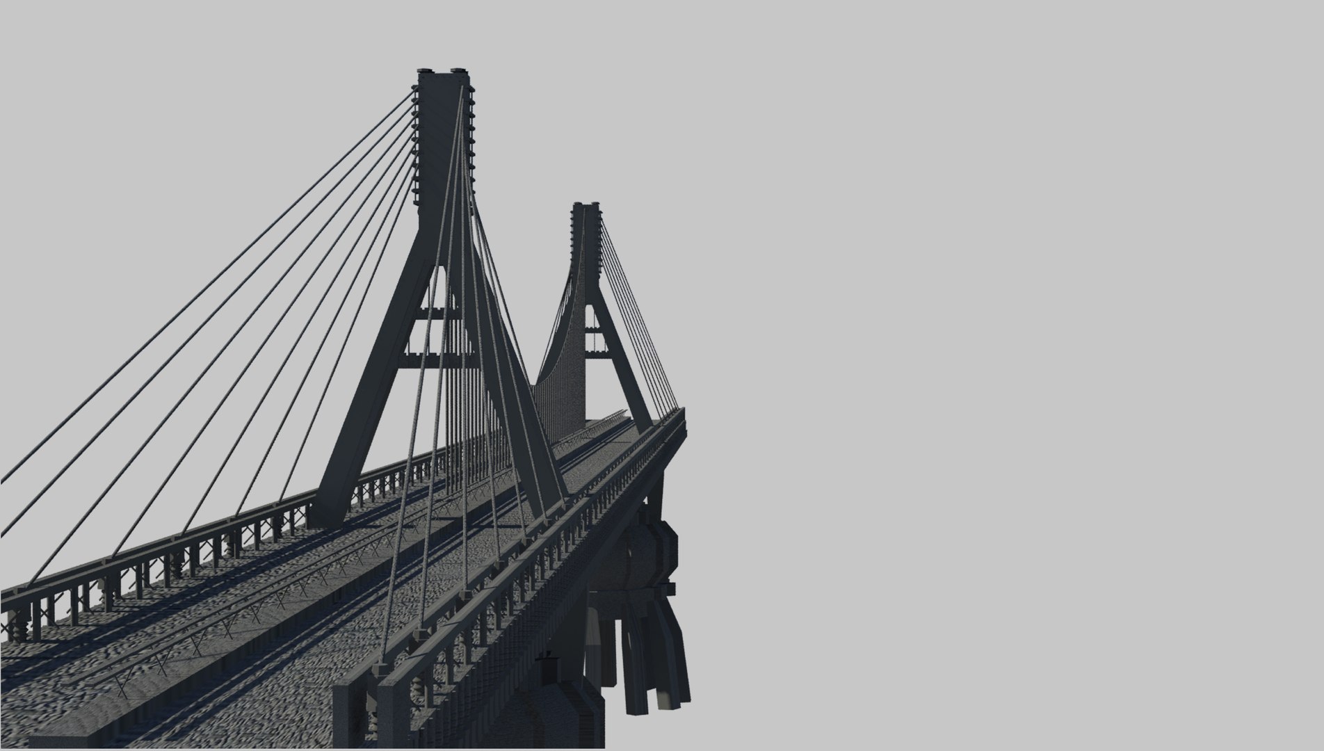 Obj Bridge Modeled Details