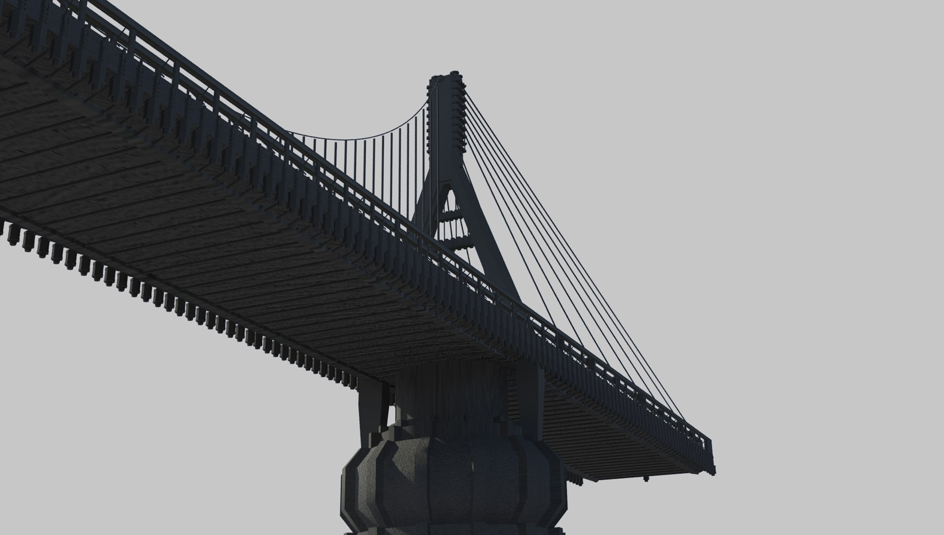 Obj Bridge Modeled Details